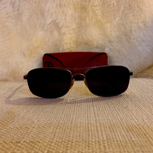 Ray-Ban | Accessories | Rayban 3484 Metal Frame Brushed Blue | Poshmark